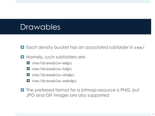 Android resources | PDF