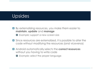 Android resources | PDF