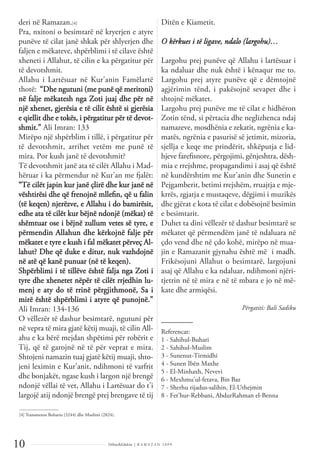 04. MUAJI I RAMAZANIT DHE TEVHIDI | PDF