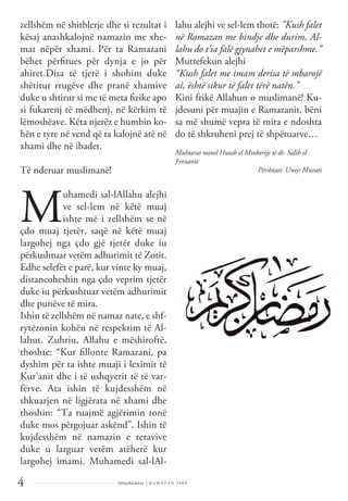 04. MUAJI I RAMAZANIT DHE TEVHIDI | PDF
