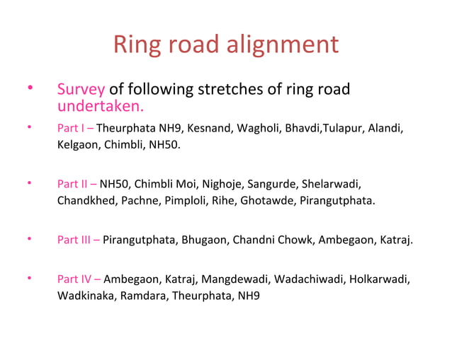 04. Ring Road Proposal | PPT