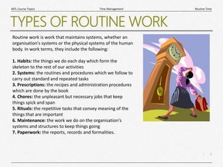 Routine Time | PPT