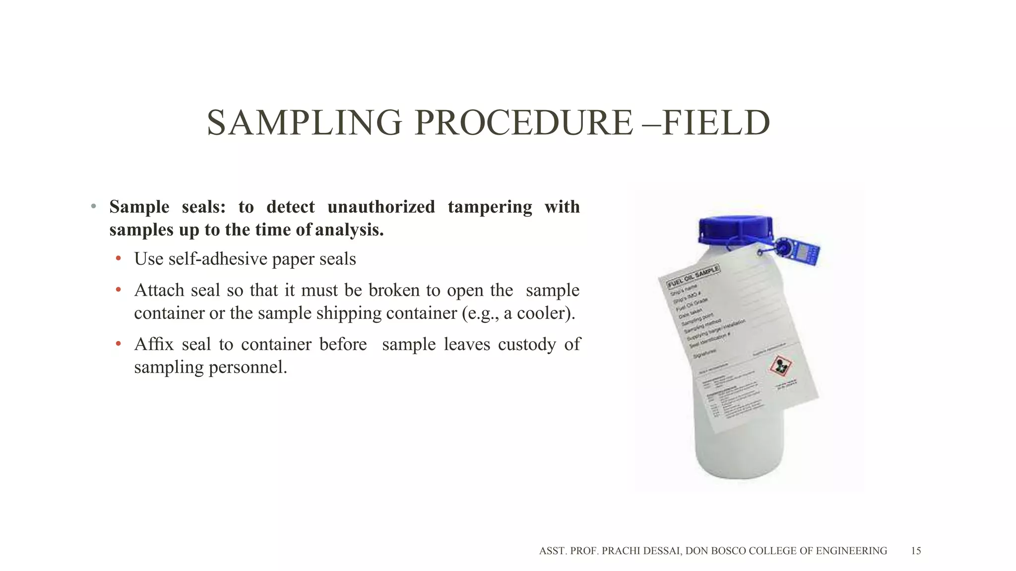04 - Sampling, Continious & Biomonitoring.pptx | Chemistry | Science