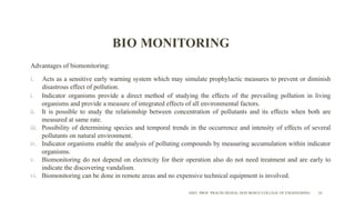 04 - Sampling, Continious & Biomonitoring.pptx | Chemistry | Science