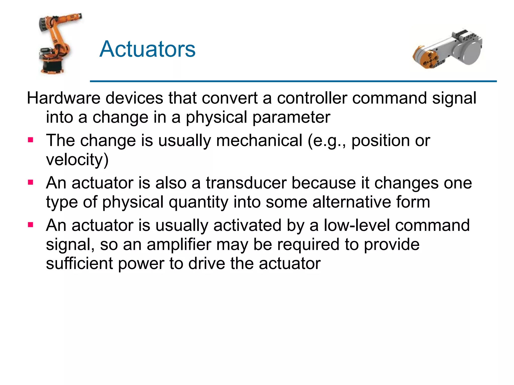 Sensors And Actuators | PPT