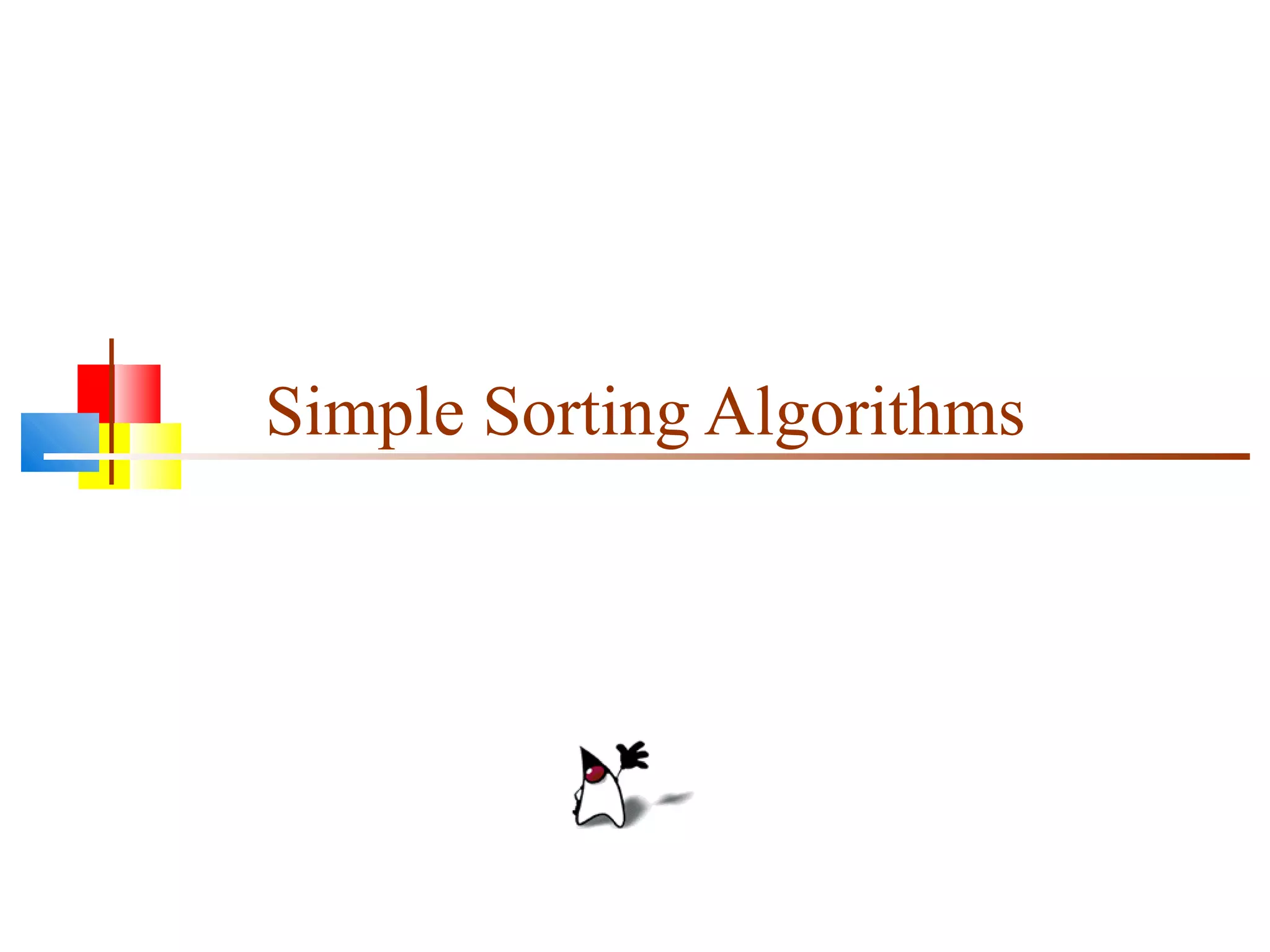 simple-sorting algorithms | PPT simple-sorting algorithms | PPT