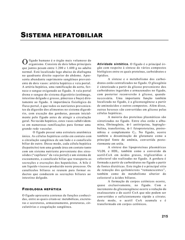sistema hepatobiliar | PDF