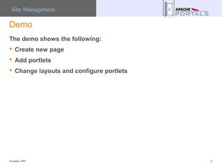 Portal Site Management | PPT