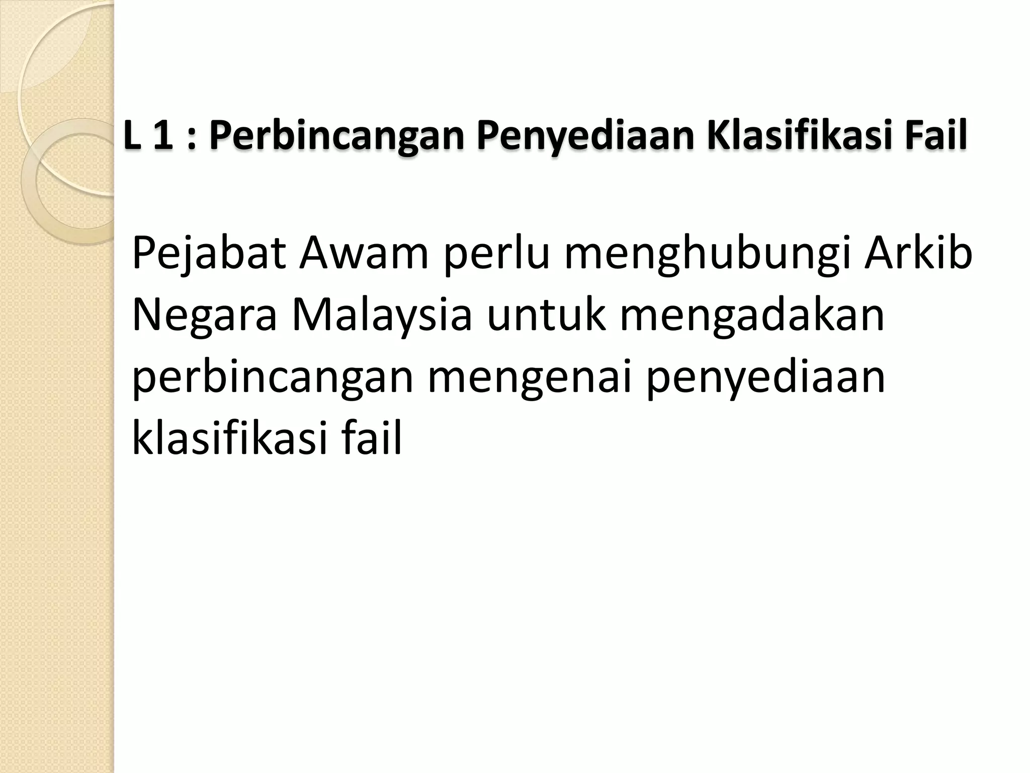 Slaid Pembangunan Klasifikasi Fail | PDF