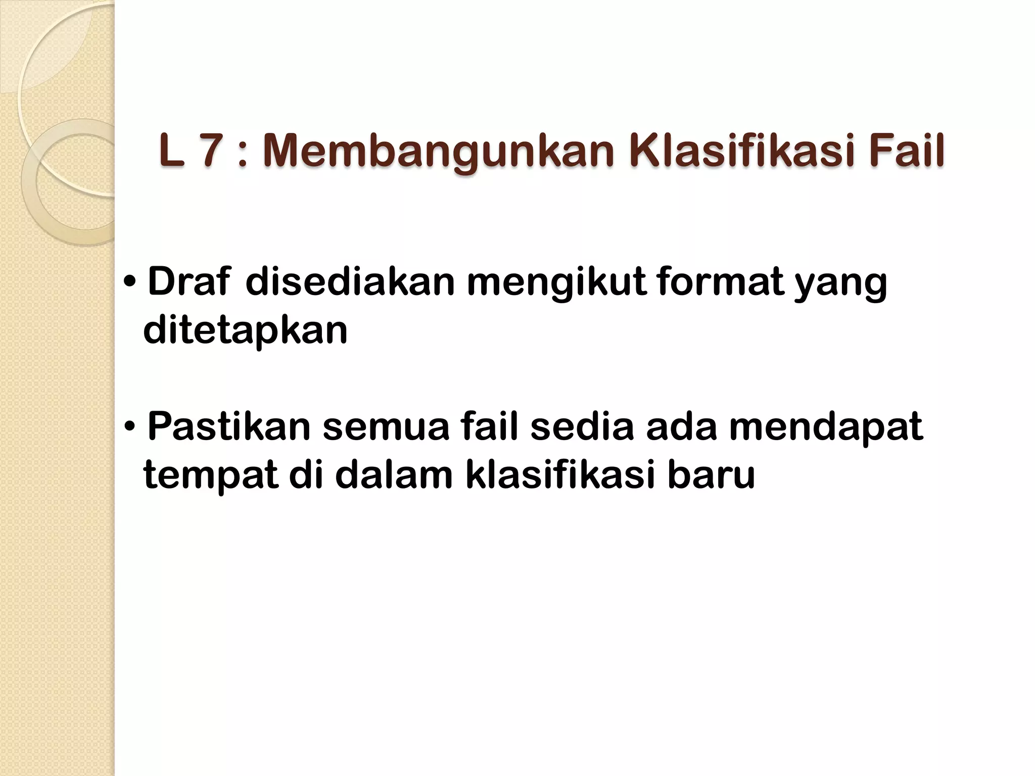 Slaid Pembangunan Klasifikasi Fail | PDF