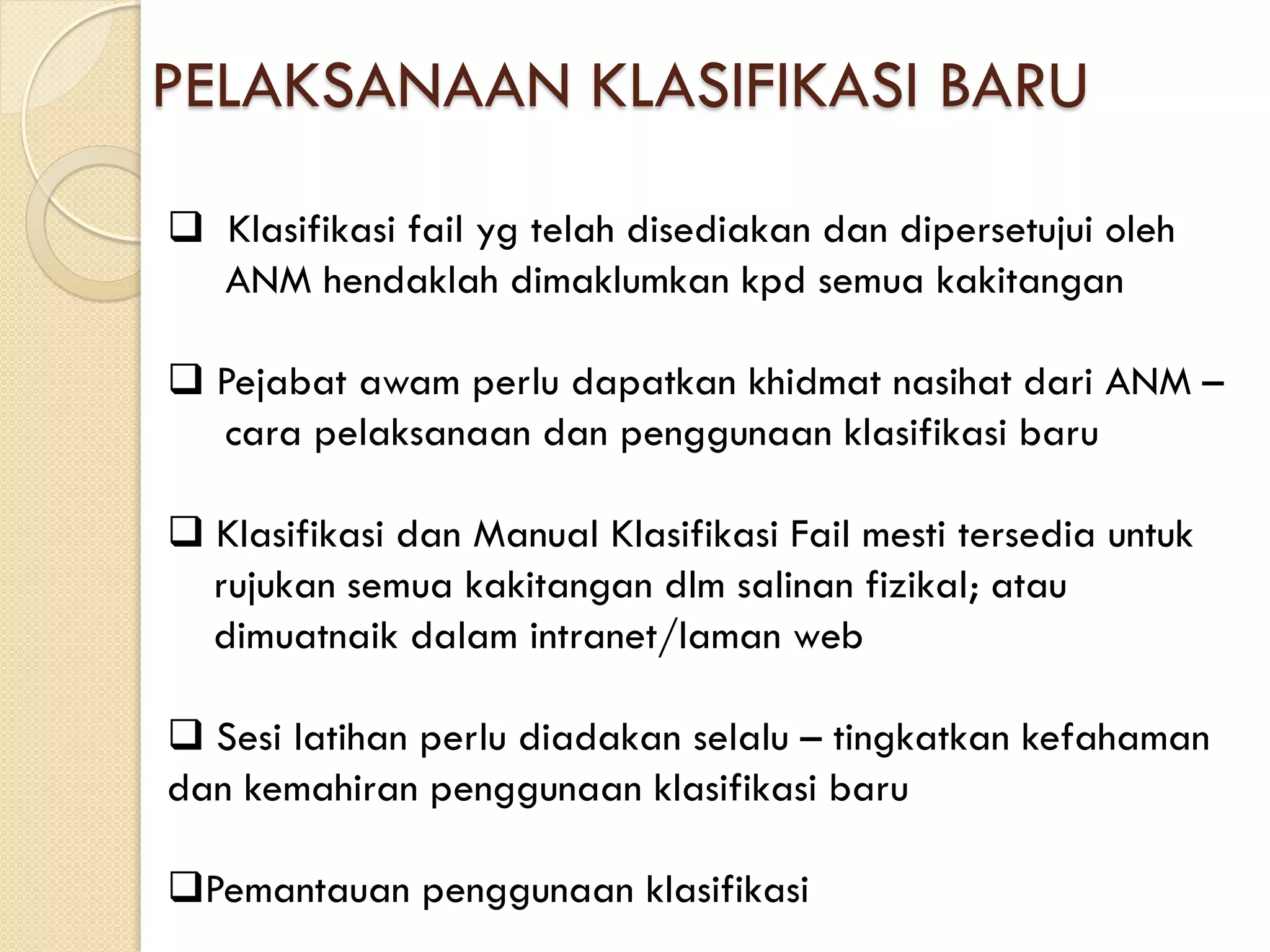 Slaid Pembangunan Klasifikasi Fail | PDF