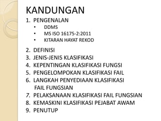 Slaid Pembangunan Klasifikasi Fail | PDF