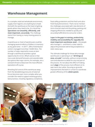 Understanding and overcoming the challenges of today’s warehouse management systems | PDF