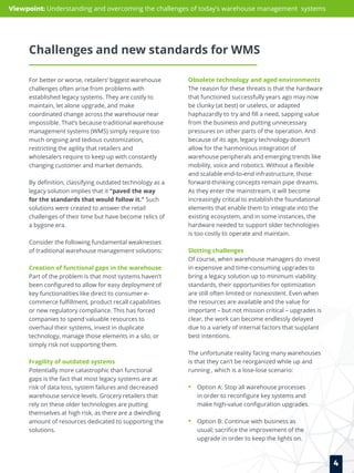 Understanding and overcoming the challenges of today’s warehouse ...