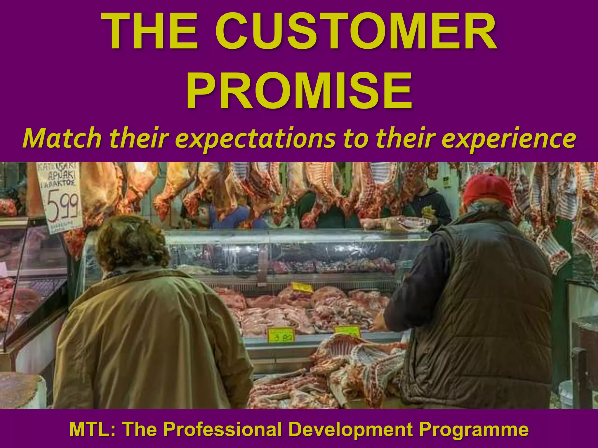 The Customer Promise | PPT