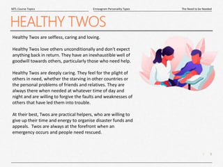 Two's: The Need to be Needed | PPT