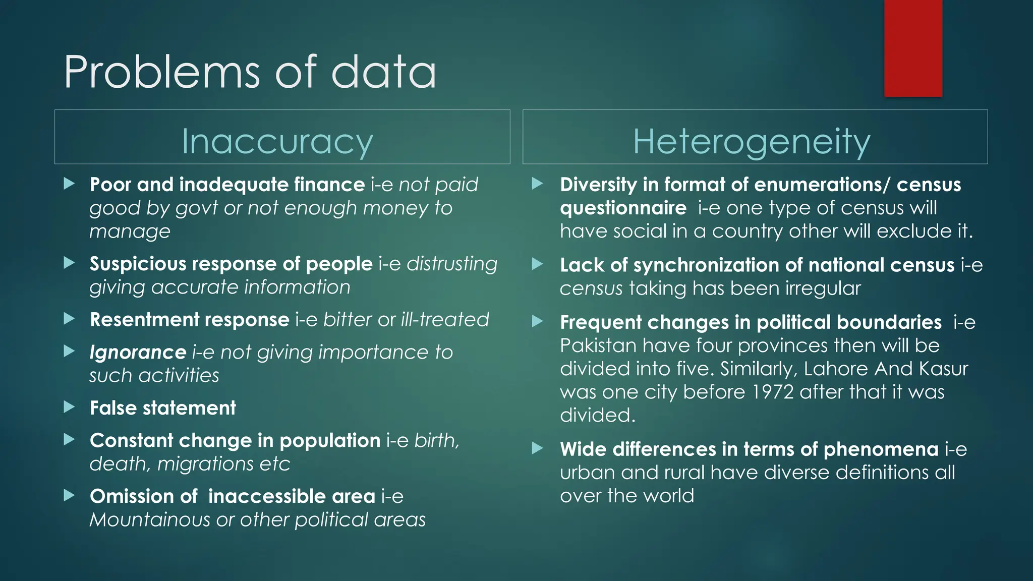 Types N Problems Of Population Data- DANIA.pptx
