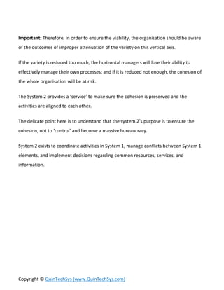 Viable System Model - Part 02 | PDF