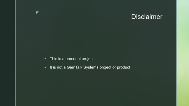 A VS Code Extension for GemStone/S | PPT