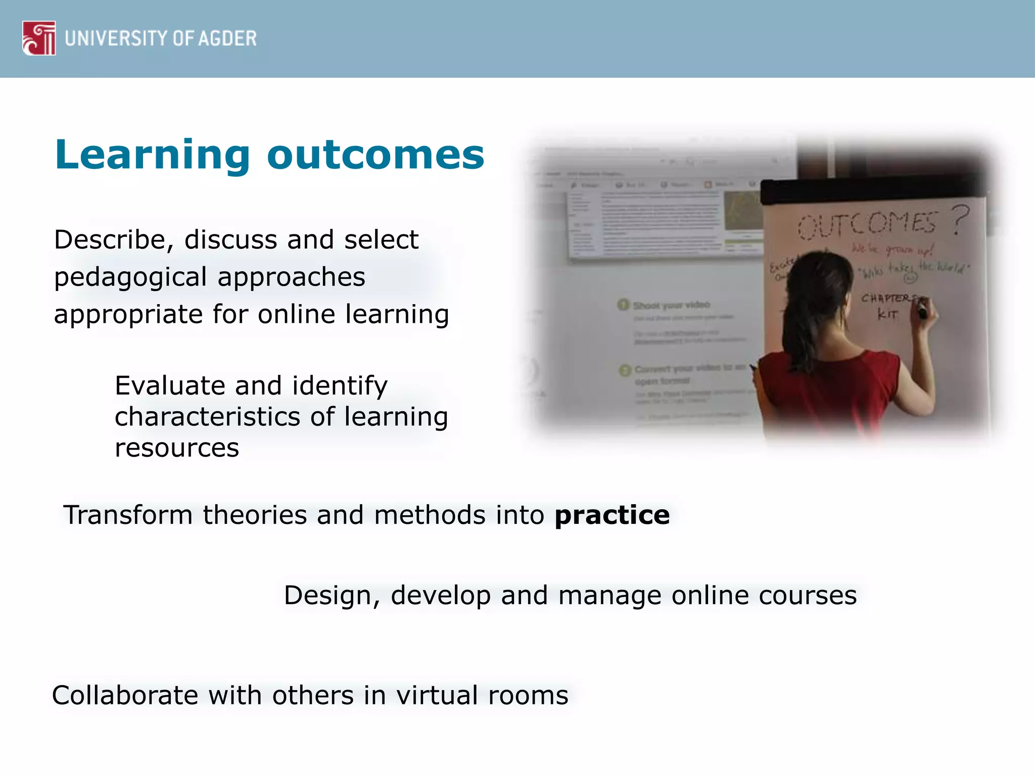 Introduction to the E-teaching II course | PPT