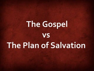 Explain The Plan Of Salvation