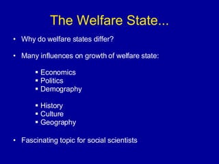 Comparative Social Structures and Welfare Week 4 Lecture | PPT