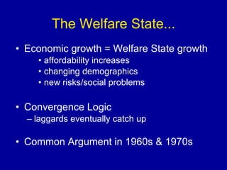 Comparative Social Structures and Welfare Week 4 Lecture | PPT