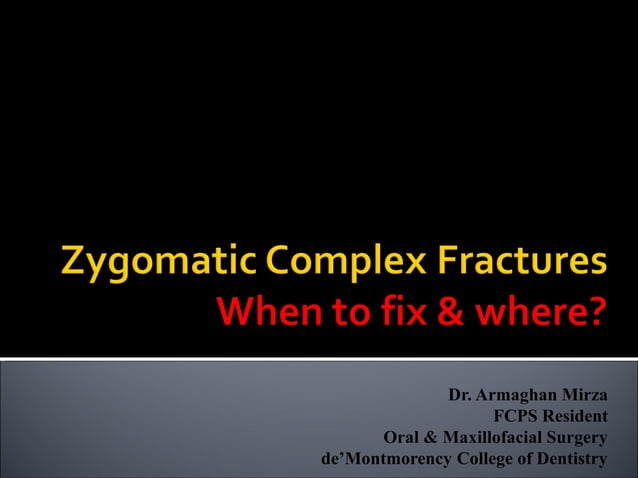 04 zmc fracture | PPT