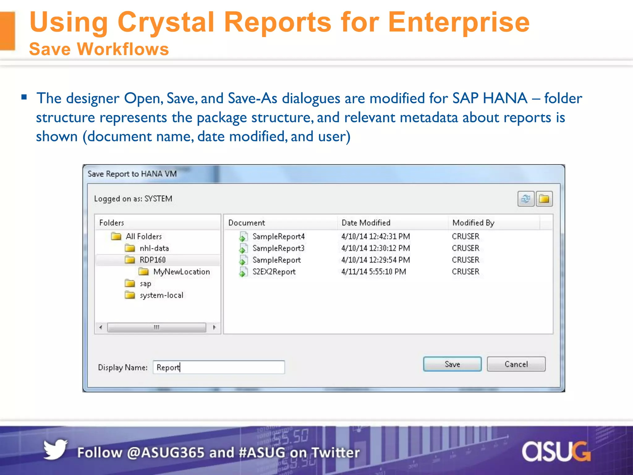 SAP Crystal Reports & SAP HANA - Integration and Roadmap | PPT
