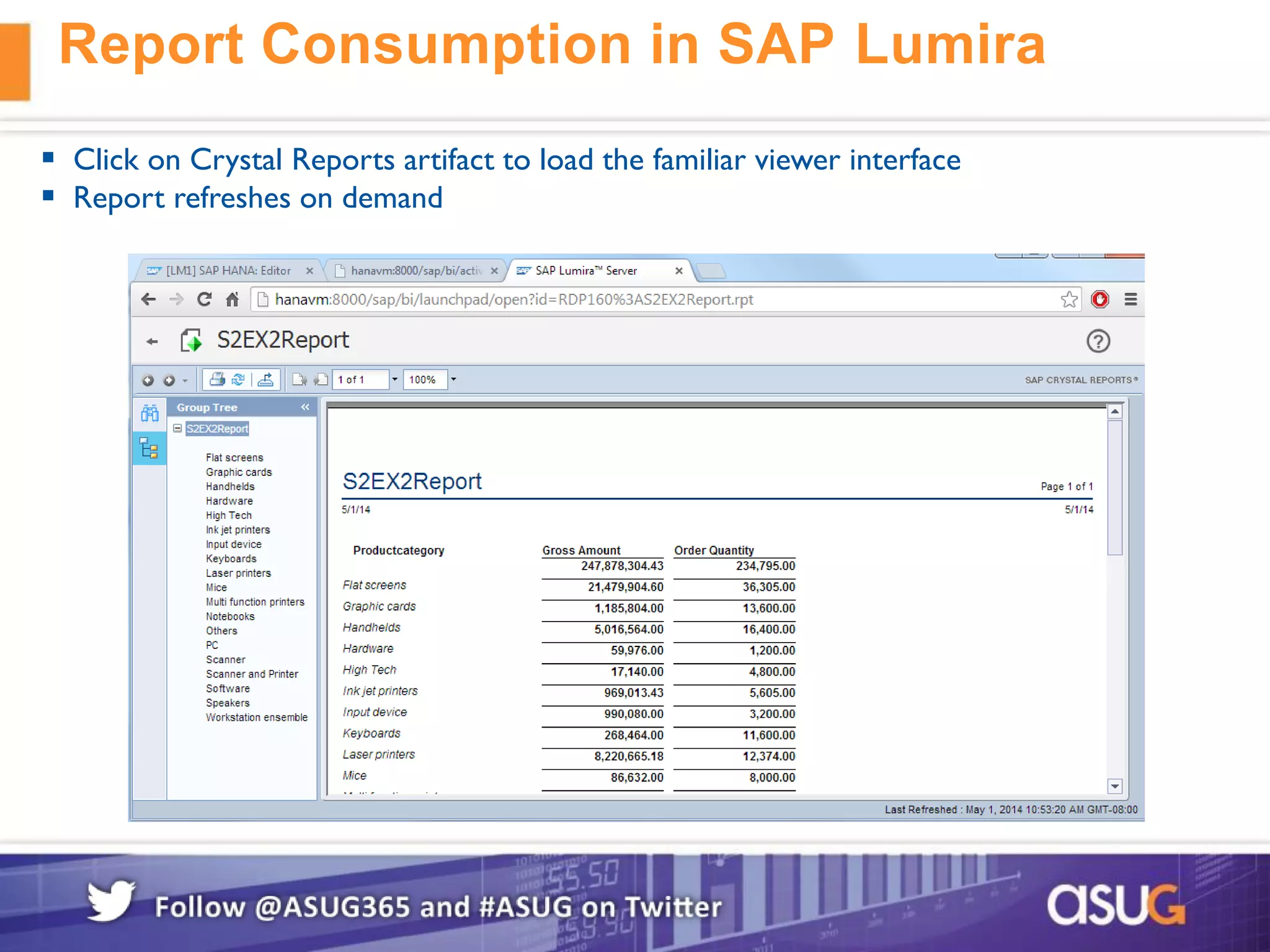 SAP Crystal Reports & SAP HANA - Integration and Roadmap | PPT