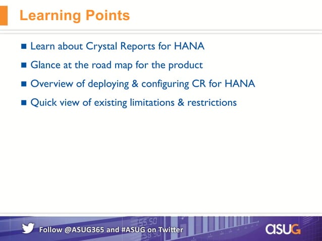 SAP Crystal Reports & SAP HANA - Integration and Roadmap | PPT