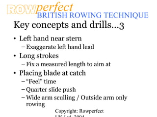 Rowperfect force curves for British rowing technique | PPT