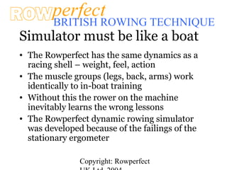 Rowperfect force curves for British rowing technique | PPT
