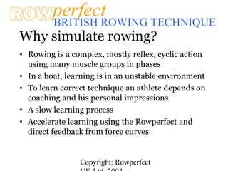 Rowperfect force curves for British rowing technique | PPT