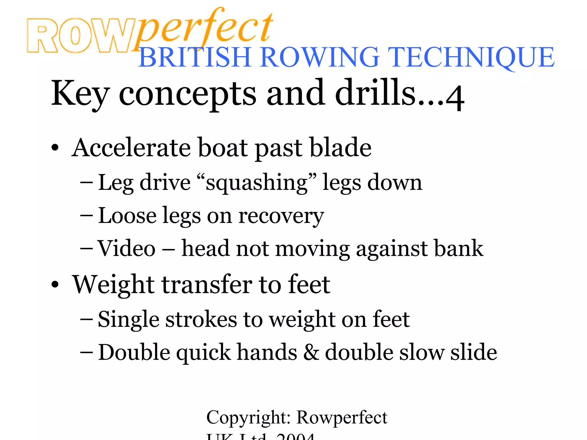 Rowperfect force curves for British rowing technique | PPT