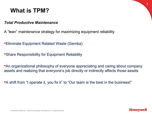 TPM Training HON Torrance | PPT