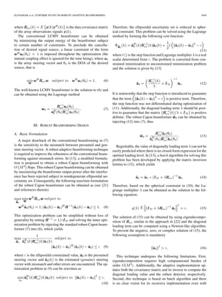Robust Adaptive Beamforming for Antenna Array | PDF