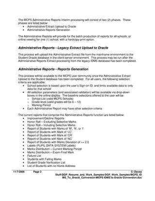 MCPS_IDMS_to_Oracle_Conversion | PDF