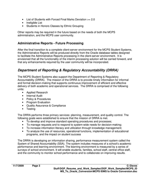 MCPS_IDMS_to_Oracle_Conversion | PDF | Databases | Computer Software ...