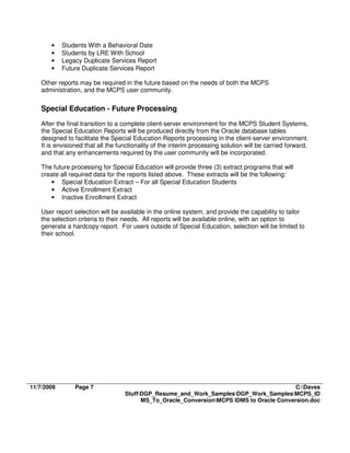 MCPS_IDMS_to_Oracle_Conversion | PDF