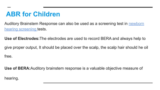 ABR testing | PPT