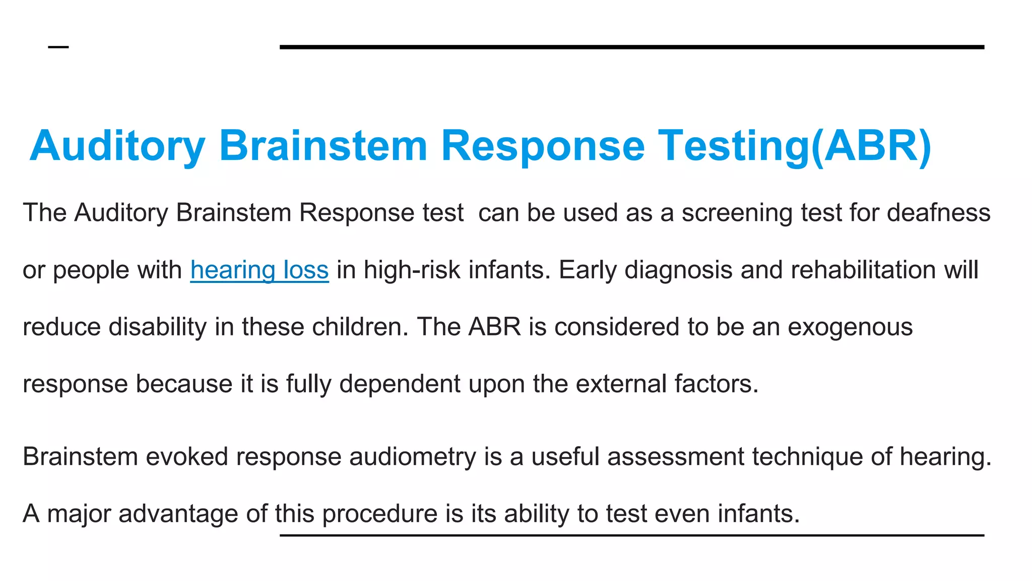 ABR Testing | PPTX