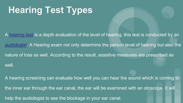 Types of Hearing Test | PPTX | Ear, Nose and Throat Conditions ...