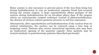 Topic : Retinal Conditions and Ocular Trauma | PPT