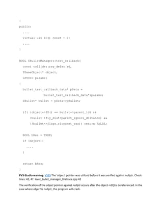 Anomalies in X-Ray Engine | PDF