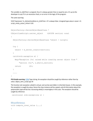 Anomalies in X-Ray Engine | PDF