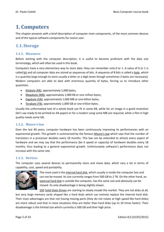 Basic information about computer | PDF