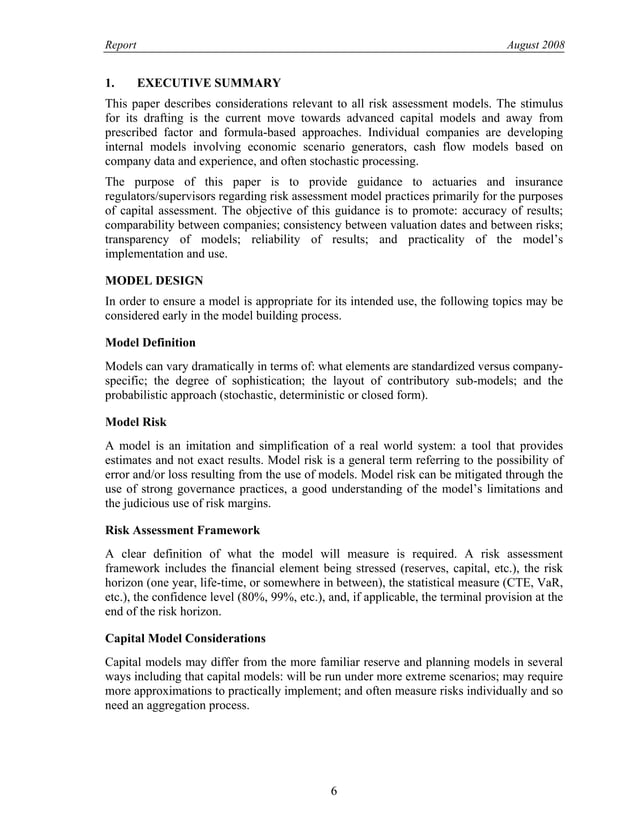 CIA Risk Assessment Models 208061e | PDF | Business Accounting ...