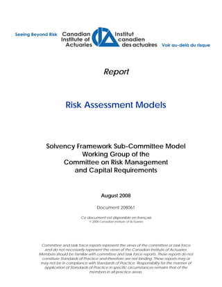 CIA Risk Assessment Models 208061e | PDF