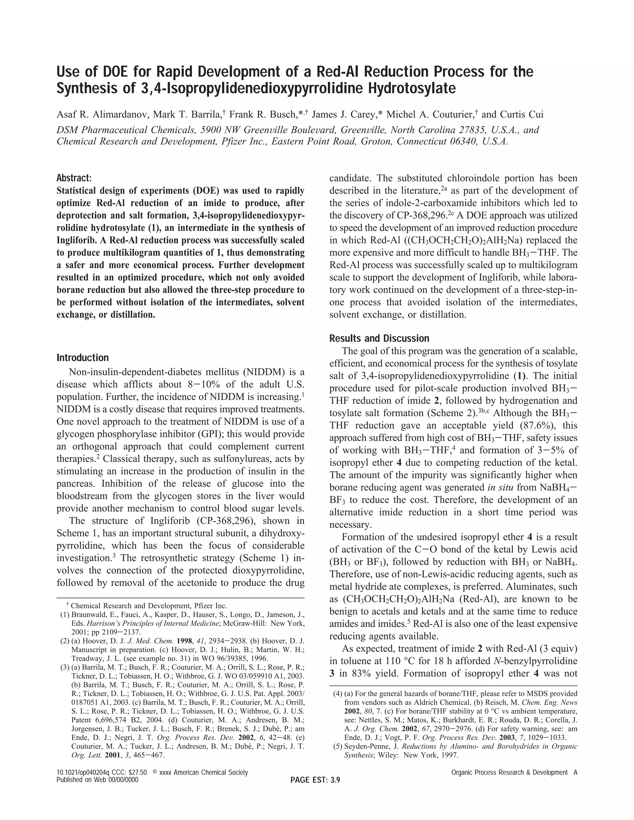 Rapid Process Development Using Design of Experiments | PDF